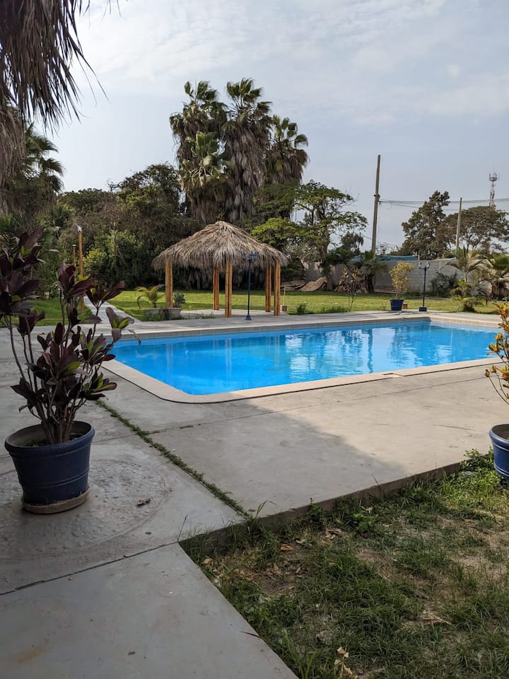 Mansión Gatti Con Piscina Rodeada De Naturaleza - Huacho