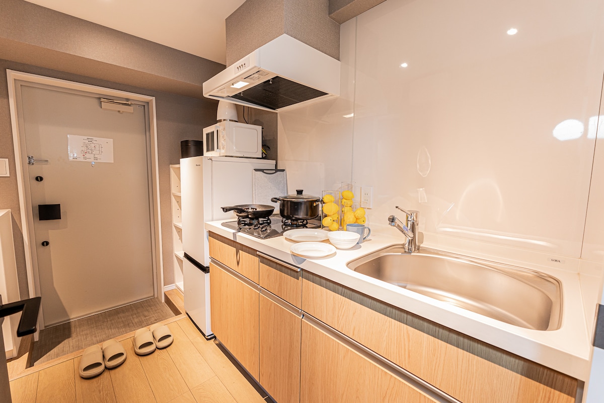 Mi-Hotel Asakusa | près de Sensoji丨34㎡丨Balcon丨4 personnes ...