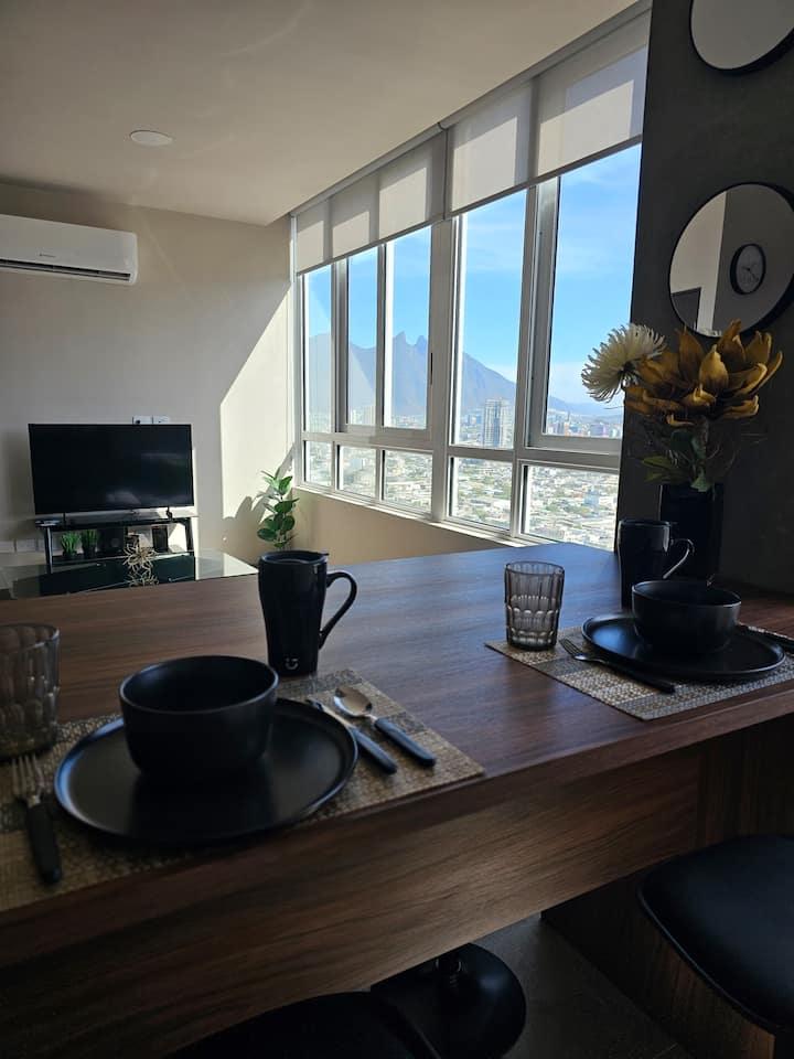 Departamento Nuevo/moderno/ Torre República/ 1 Rec - Monterrey