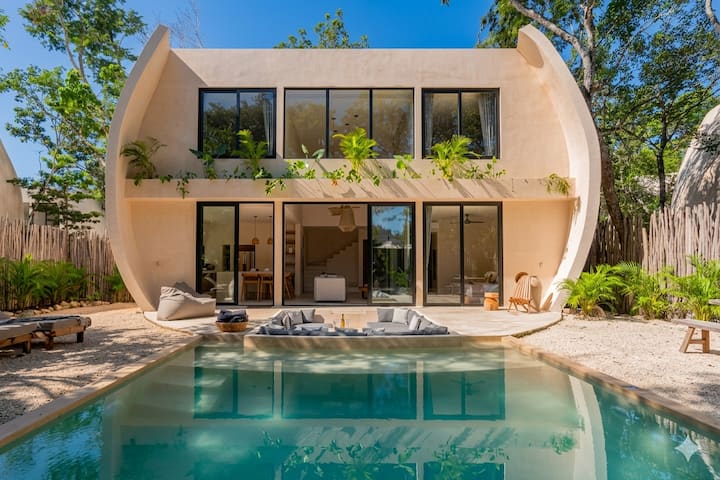 Casa Ooxná Jungle Oasis W/ Private Pool-bbq - 圖盧姆