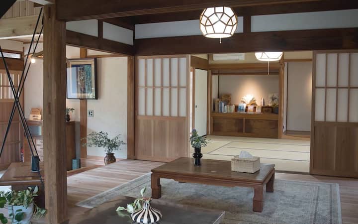 【一棟貸し古民家】寺社仏閣に囲まれた、心と体を整える静かな宿/三太夫【Sunday】 - 오바마시