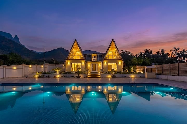 6br The Rising Sun W/ Pool & Bbq - Ambernath - Kalyan