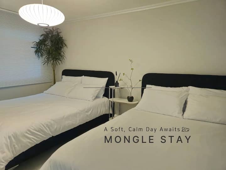 [Open Sale]홍대/망원/한강/마포구/3룸/6인《몽글스테이》 - Corea del Sur