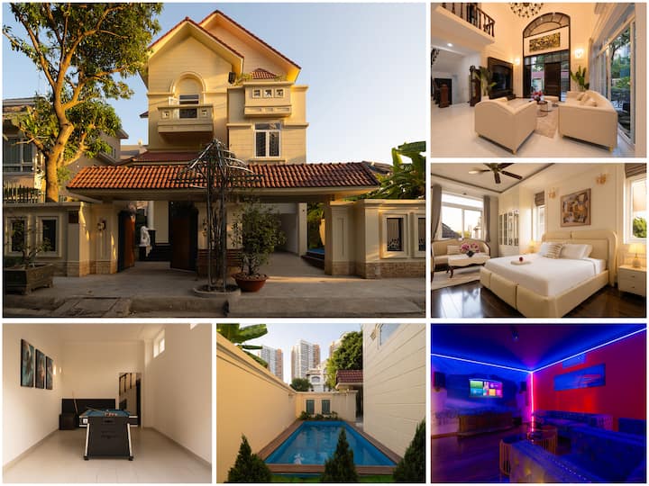 Golden Garden Villa/8brs/7wc/pool/billiard/karaoke - Ho Chi Minh