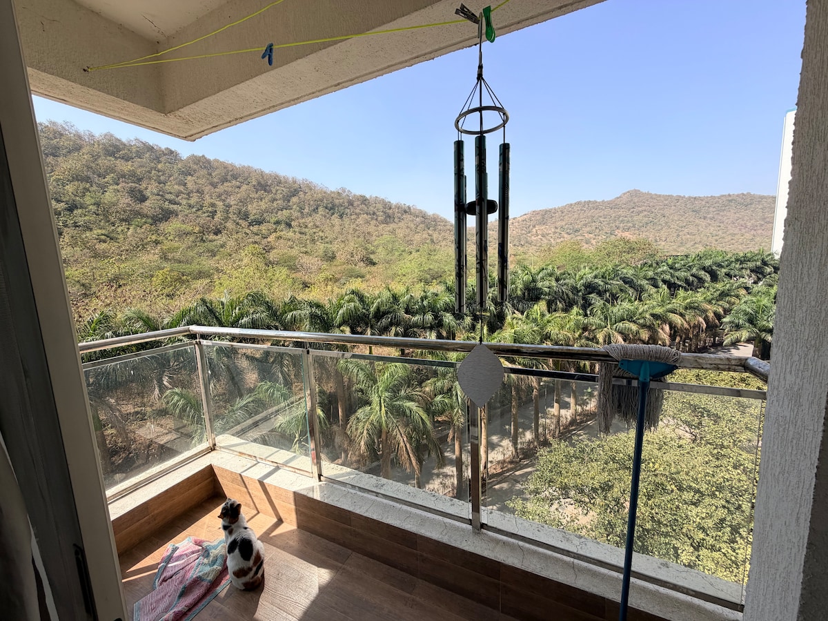 Crusty Tinger Homestay com vista para a montanha - Apartamentos para ...