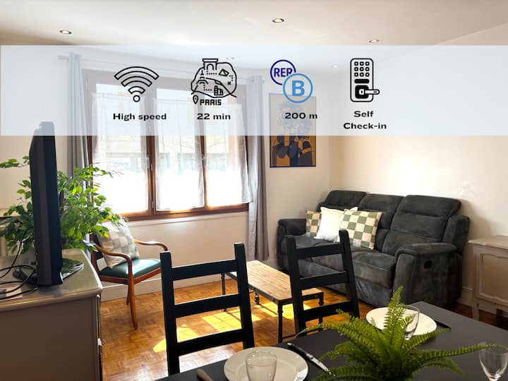 Pratika : Agréable 4 Pièces, Rer B à 200m - Cachan