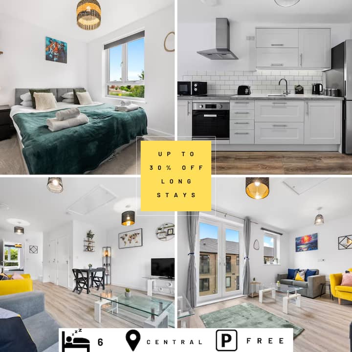 1 Bed Flat | Contractor & Long Stays | Parking - York