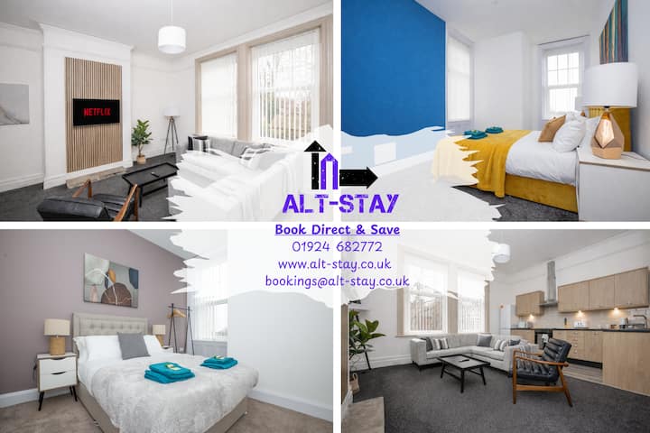 3 Br | Week/month Stays | Contractors | Nr M1 J41 - Wakefield