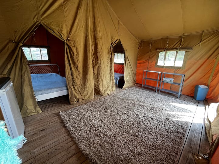 Glamping 4 Prs. Met Privé Badkamer & Zwembad - Villefranche-de-Rouergue