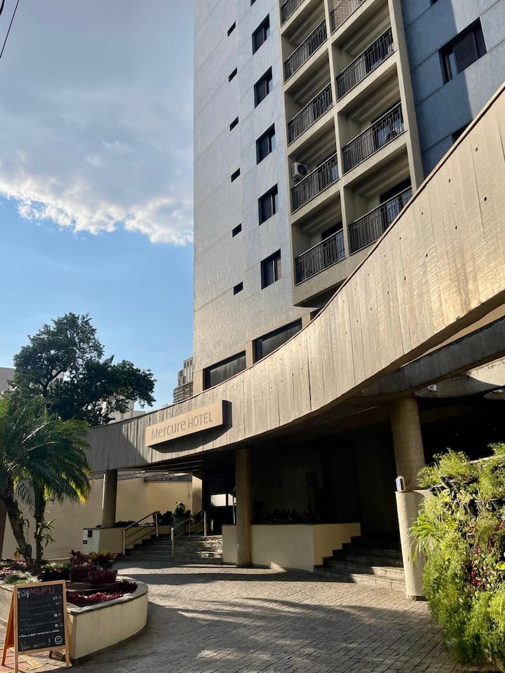 Flat 77 Em Hotel Lavandisca Moema C/ Vaga De Carro - São Paulo