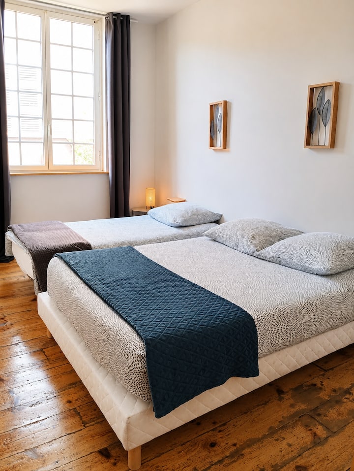 Chambre Privée Pour 3 · Salle De Bain Privée - Saint-Jean-Pied-de-Port