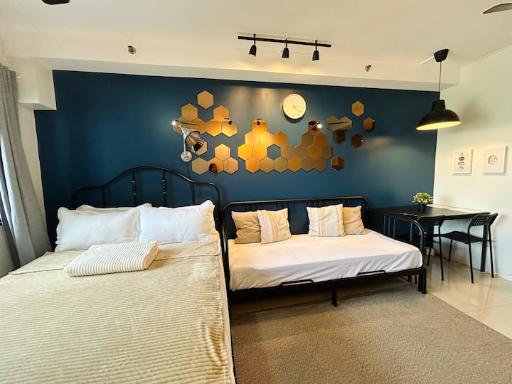 7109 Blue Night Sky Condo Moa Airport W/ Netflix - Ninoy Aquino Airport (MNL)