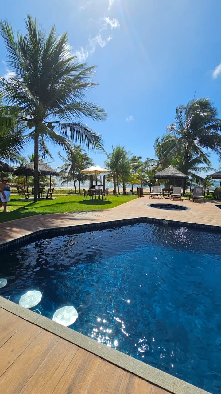 Village 19 Em Condomínio Pé Na Areia-itacimirim/ba - Camaçari