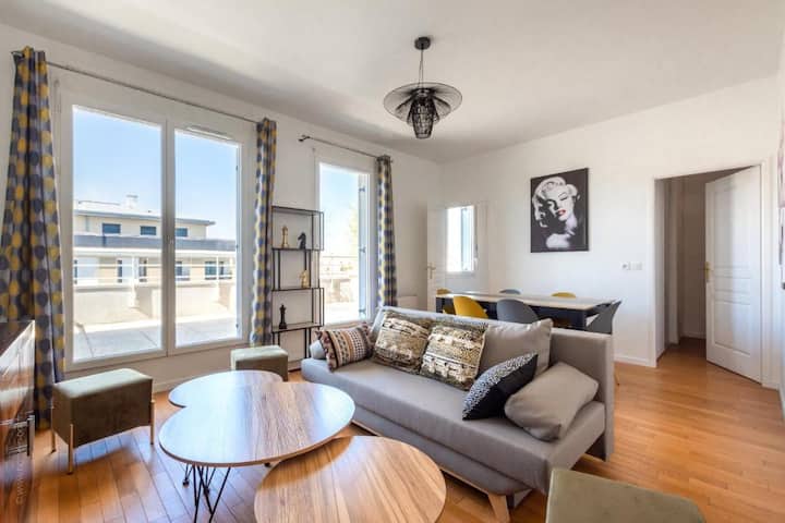 Magnifique Appart - 10min Disney - 6p+parking+wifi - Ozoir-la-Ferrière