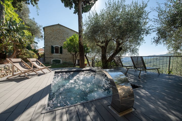 Villa Rustica Con Giardino E Idromassagio - Imperia