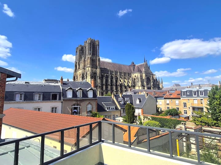 Brisbane - Maison Sublime Face à La Cathédrale - フランス ランス