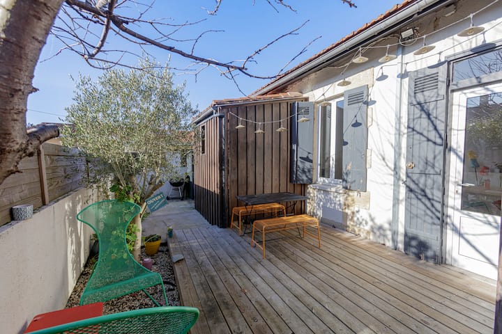 Charmante Maisonnette Au Calme Proche Bordeaux - Bègles