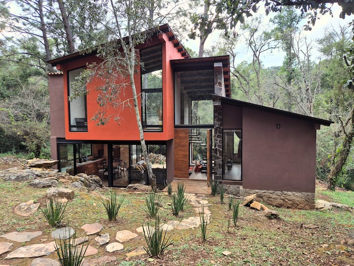 Stream-side Modern Cabin - Mexico