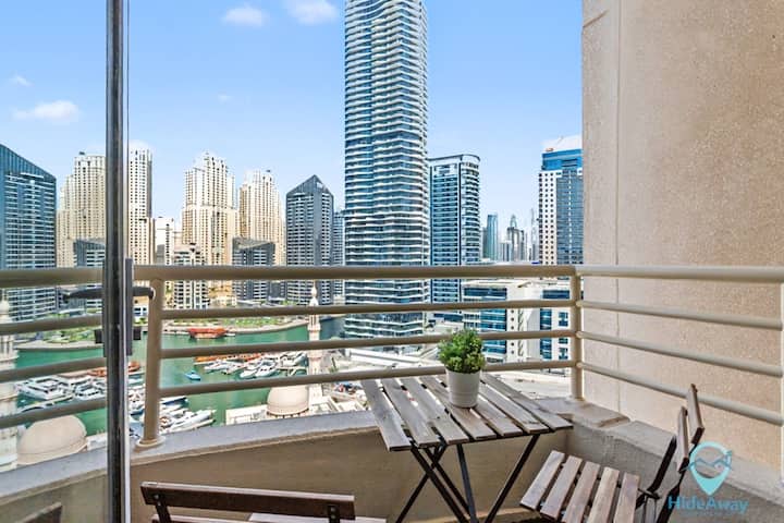 Stylish 1br With Breathtaking Views|steps To Beach - Dubai Marina