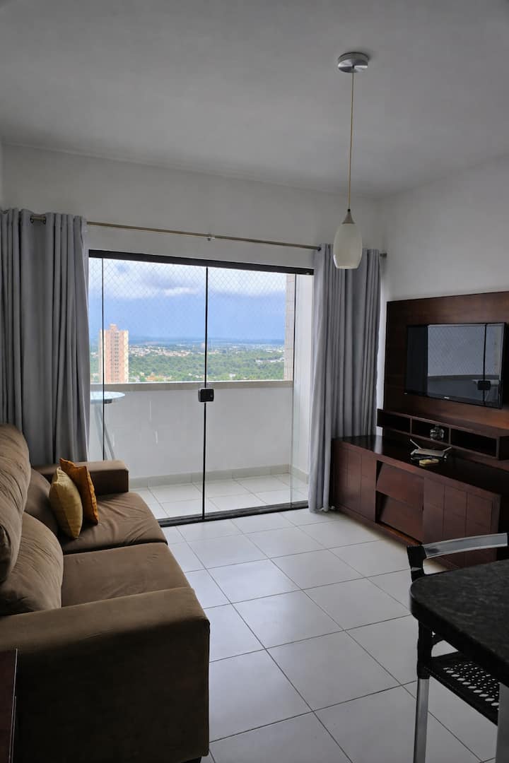 Santorini Lindo Apto Com Lazer E Estacionamento - Goiânia