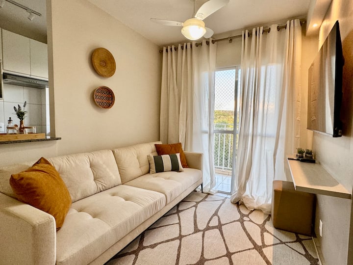 Apartamento 2 Quartos Com Varanda Para O Bosque - São Carlos