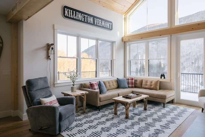 New Luxury Home With Hot Tub, Sauna And Fireplace - Killington, VT