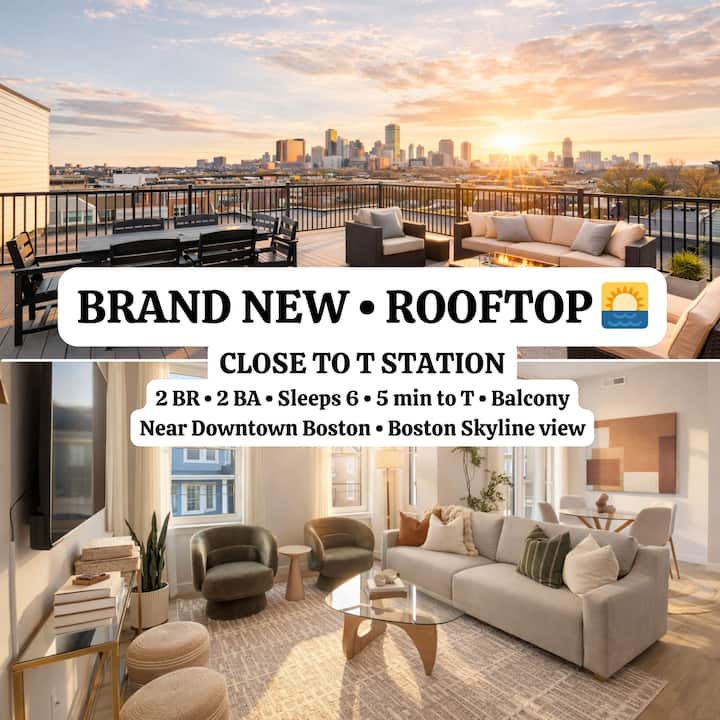 Brand New Condo With Rooftop Steps To T & Boston - Dorchester, MA