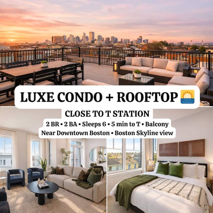 Brand New Stylish Condo W/ Rooftop Near T, Boston - Boston, MA