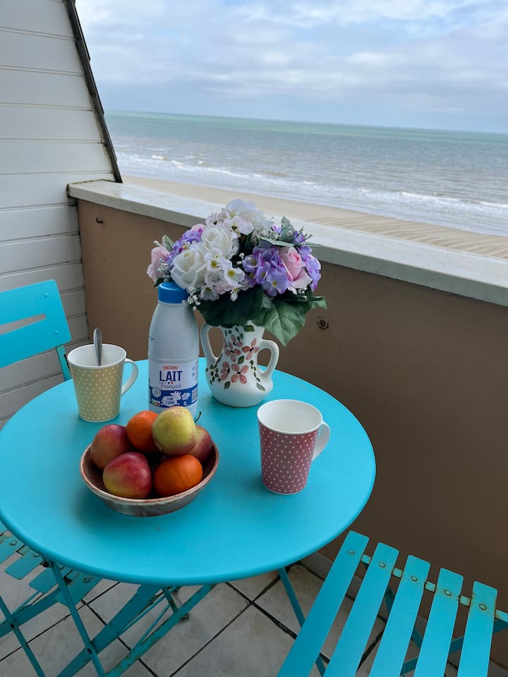 Vue Mer Exceptionnelle  Balcon Privatif - Fort-Mahon-Plage