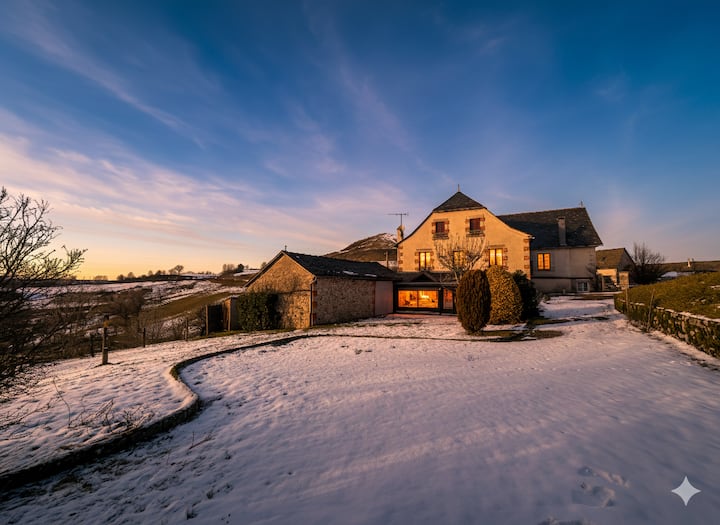 Idéale Grands Groupes– Maison 16 Couchages Aveyron - Aveyron