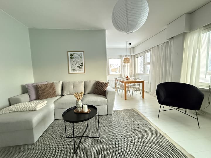 Kaiteran Helmi 54m2/sauna/ilmainen Parkkipaikka - Kuusamo