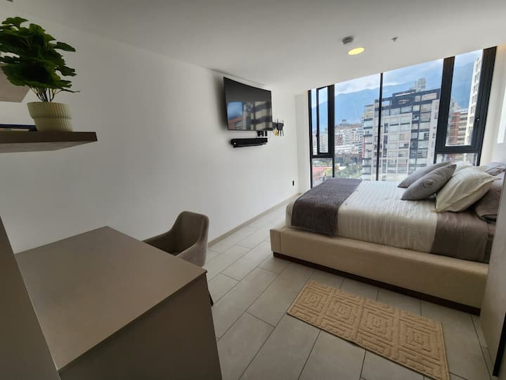 Mini-suite En Ed Cielo Piso 7 Sector La Carolina - Quito (Ecuador)