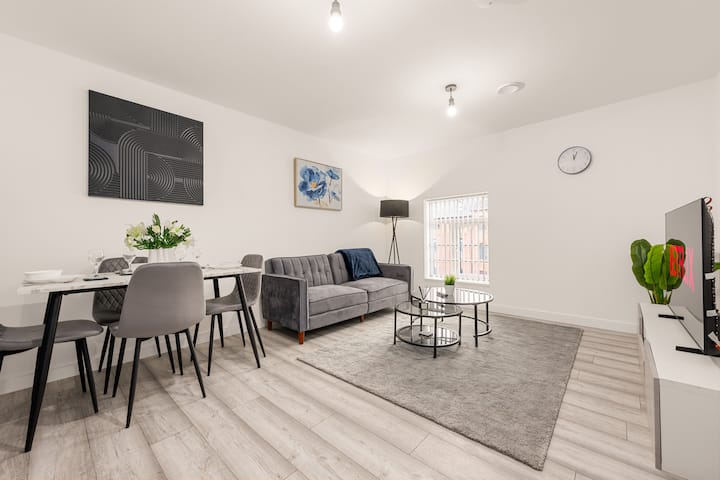 The Manchester Town Stay | Parking | Sleeps 4 - Mánchester