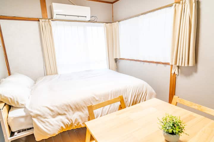 【長期滞在/ワーケーションに最適】駅徒歩8分|電車で天神10分 博多14分|モニタあり|静かな立地 - Fukuoka