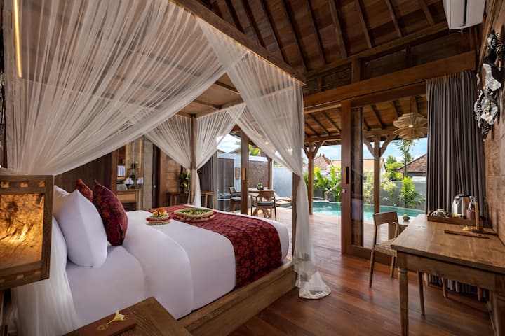 New20% Off ! Ubud Luxury One Bedroom Private Pool - Indonesia