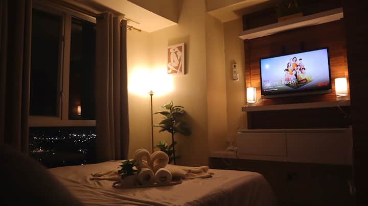Cozy City View Room With Netflix And Boardgames - 세부