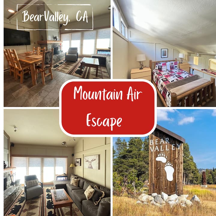 All Season Sanctuary*ski*sleeps 7 - Bear Valley, CA