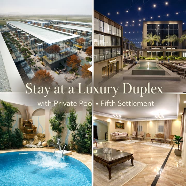 Luxury 4br Duplex With Private Pool-5th Settlement - Egypt
