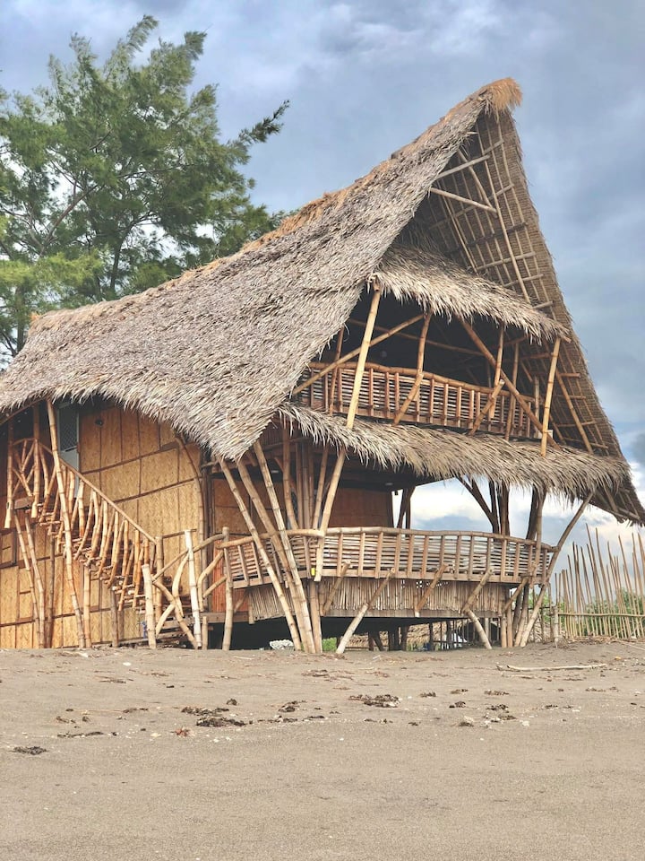 Beach Front Nipa Big Kubo - Palauig
