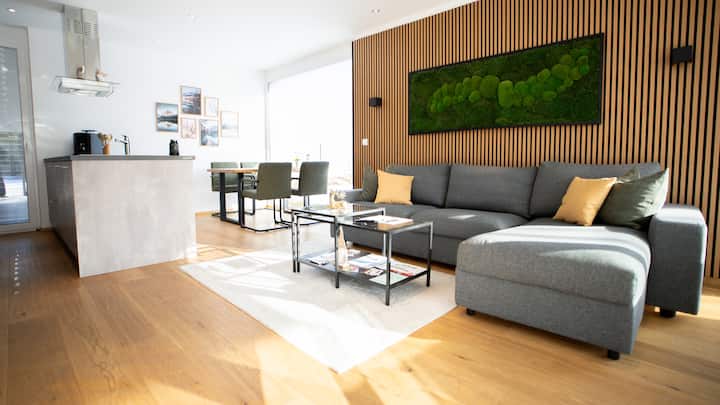 Großzügige Gartenwohnung Mit Bergblick - Wattens