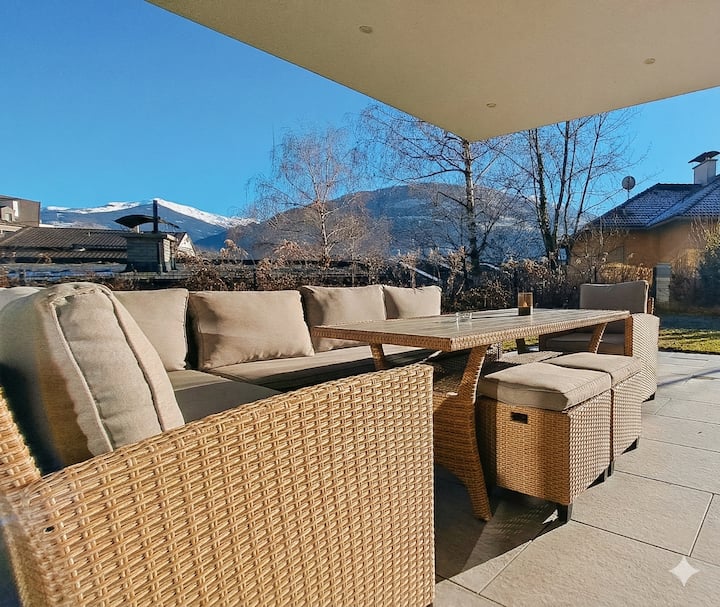 Großzügige Gartenwohnung Mit Bergblick - Wattens