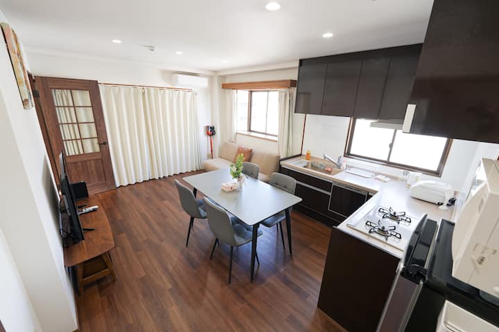 庵・都島4min To Miyakojima Sta | Duplex Apt Avec Ascenseur - Osaka