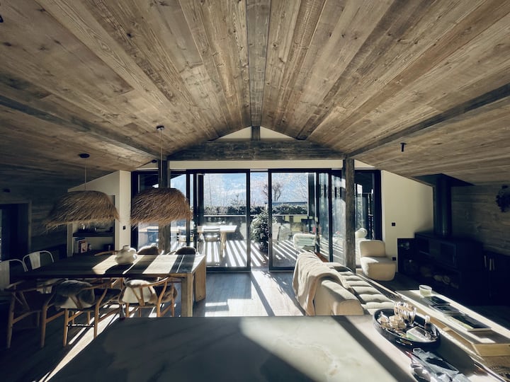 Le Grizzly, Luxury Chalet, 5 Min From Megève - Crest-Voland