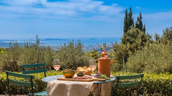 Mas Provençal – Vue Mer Imprenable Baie De Sanary - Ollioules