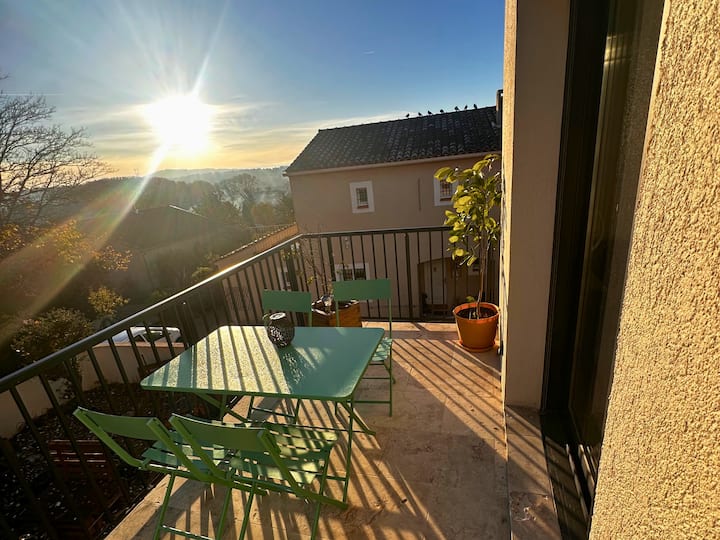 T2 Neuf . Piscine . Vue Colline–15 Min D’aix - Velaux