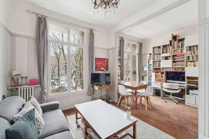 Logement De Charme à 7 Min Métro (L13) - Vue Parc - ibis Paris Porte de Clichy Centre