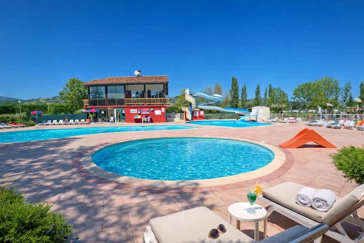 Mobilhome 3 Chambres Camping Les Rives De Condrieu - Ampuis