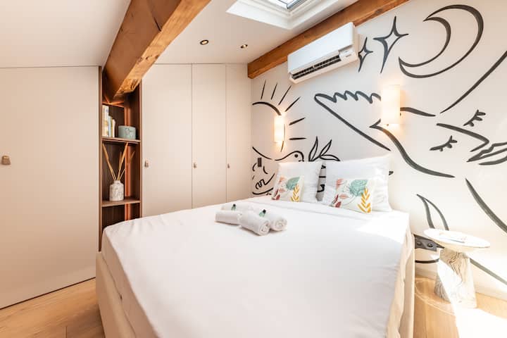 Picasso 1 - Duplex 5 Pers - Wifi - Clim - Vallauris