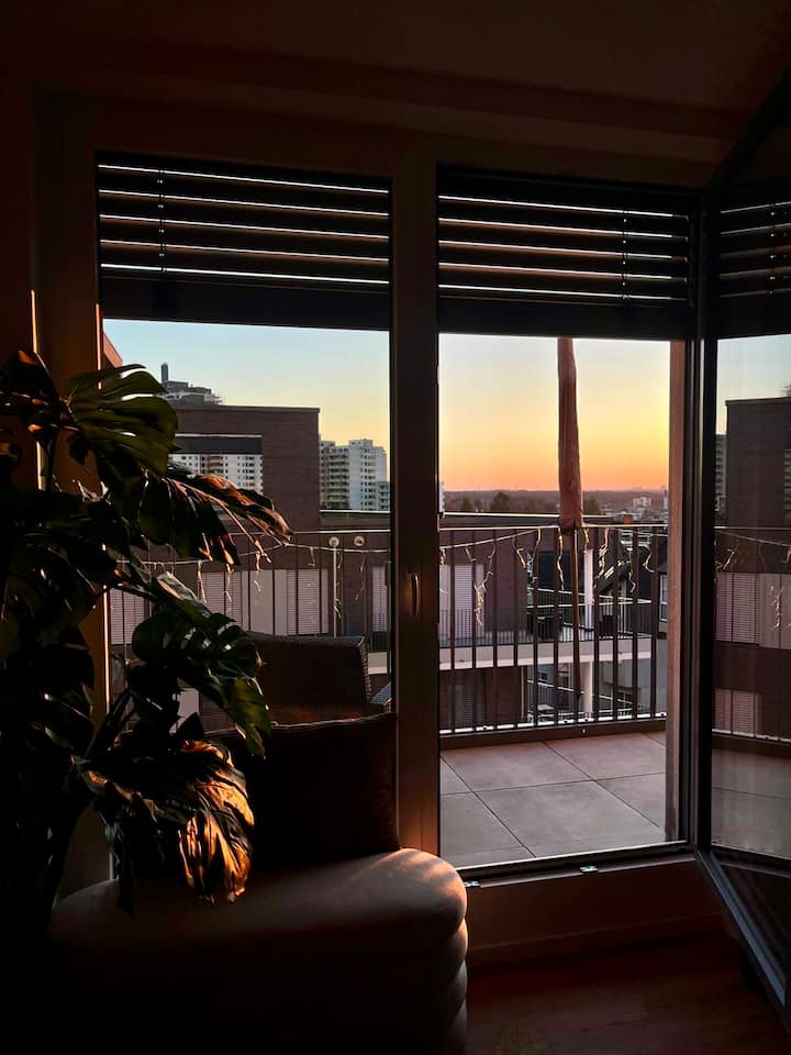 Skyline Sunset | 75" Tv Heimkino | Sachsenhausen - Frankfurt