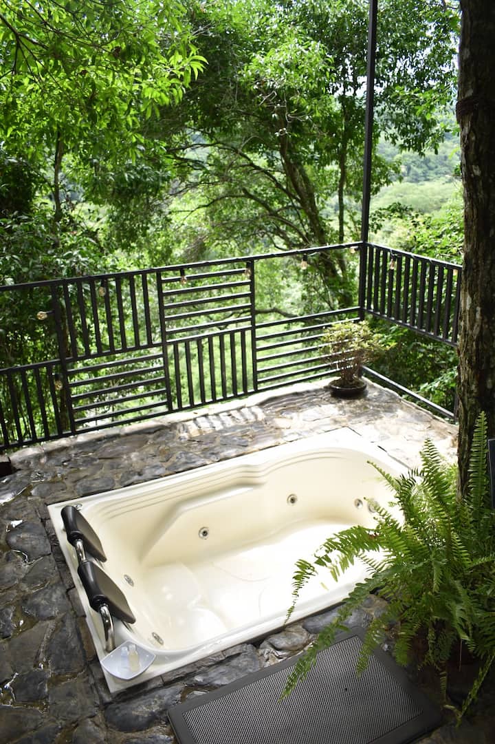 Oasis+cabaña Arborea+terrace+jacuzzi@villeta - Villeta